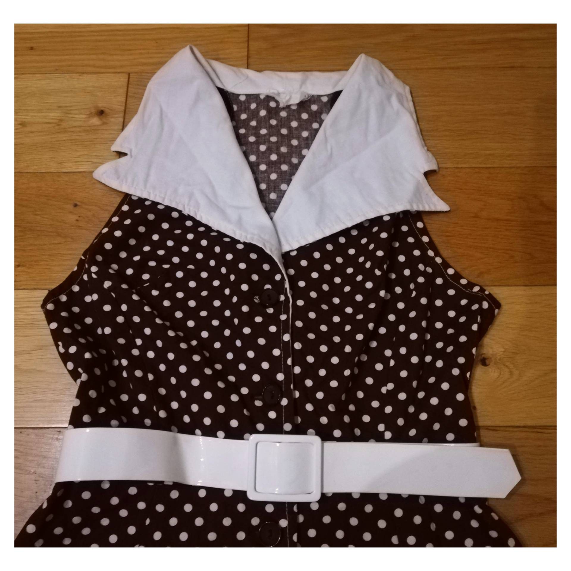 Vintage 80s Spotted Dress // Vintage Polka Dot Dress // 80s Does 50s ...