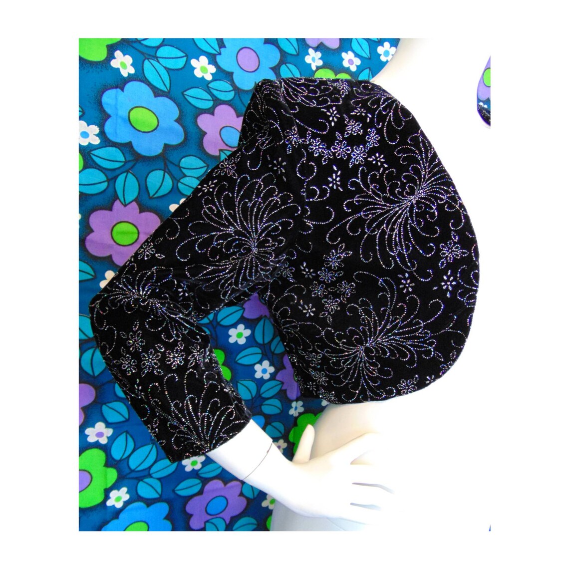 Vintage 80s Cropped Jacket // Disco Bolero // Glam Rock // - Etsy UK