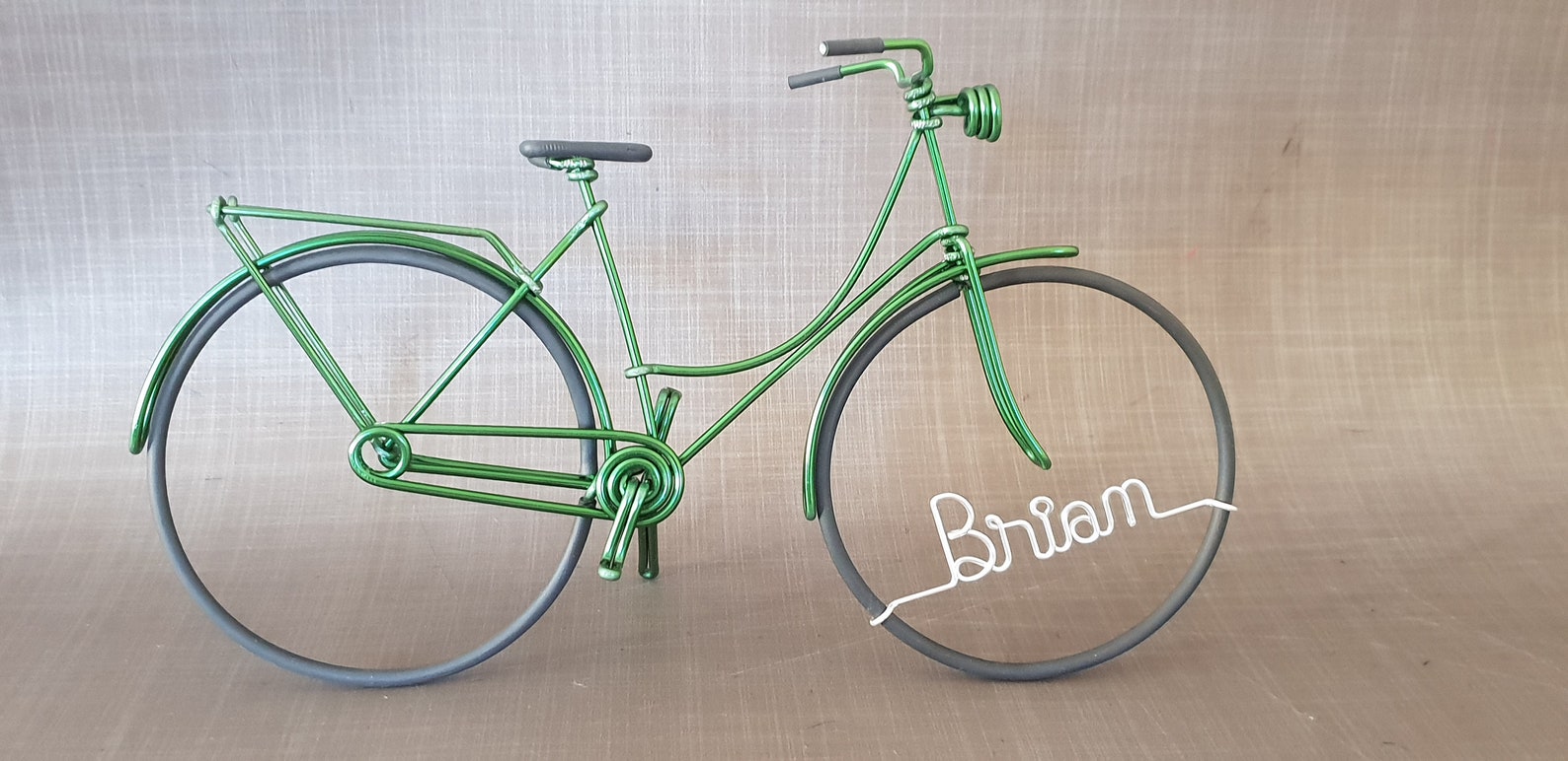 Vélo Hollandais Miniature / Dutch bike in aluminium wire - Etsy France