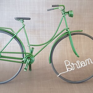 Vélo Hollandais Miniature / Dutch bike in aluminium wire - Etsy France