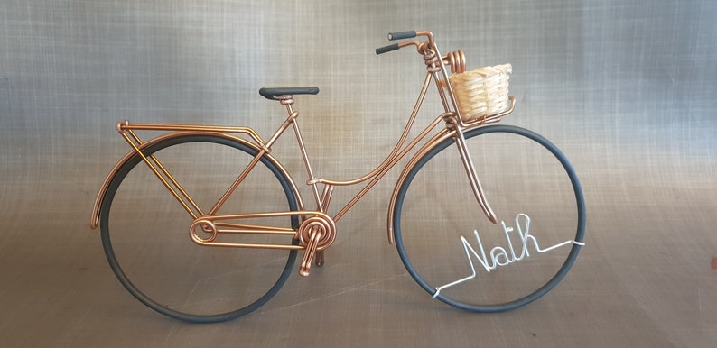 Vélo Hollandais Miniature avec panier osier / Dutch bike in | Etsy France