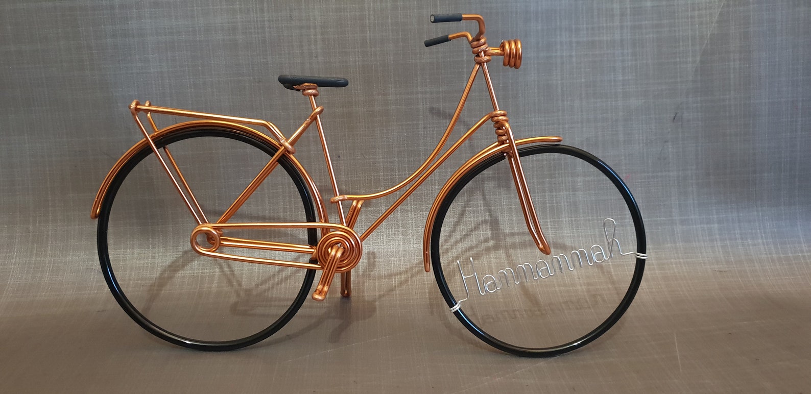 Vélo Hollandais Miniature / Dutch bike in aluminium wire | Etsy France