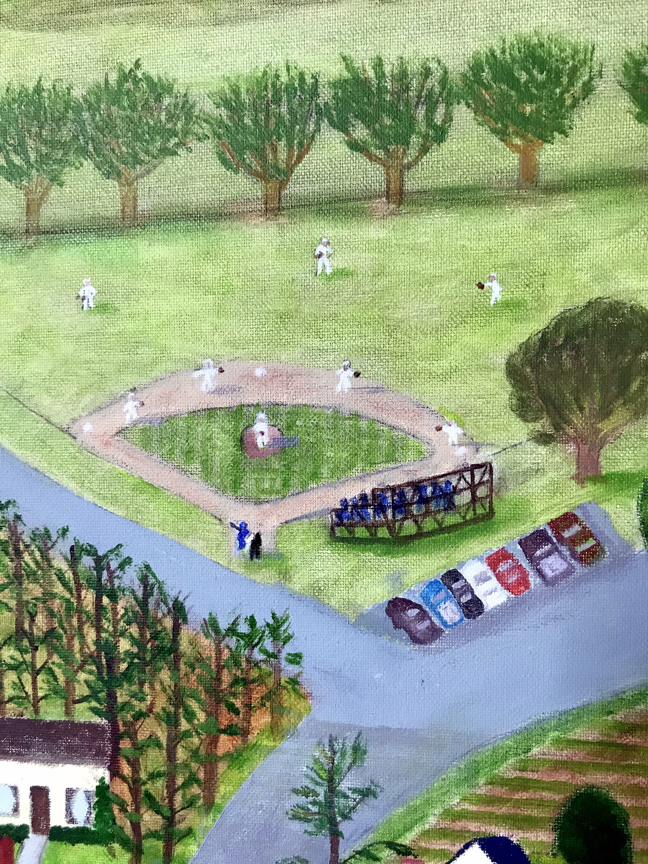 Summer in a Small Town, Oil Painting - Etsy