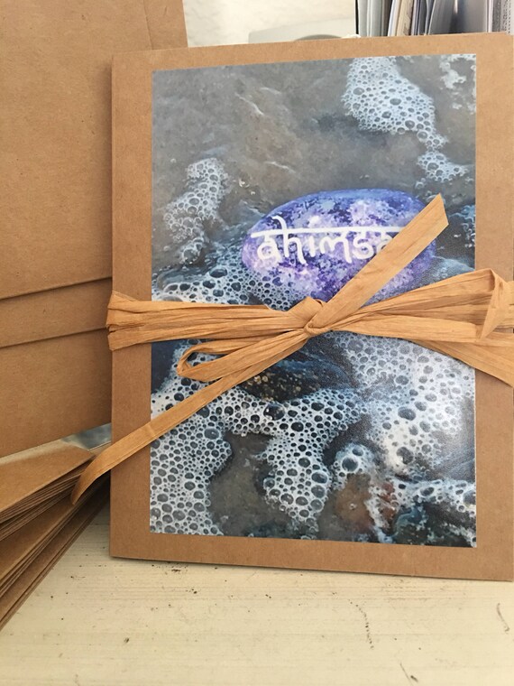 Ahimsa greeting card | Etsy