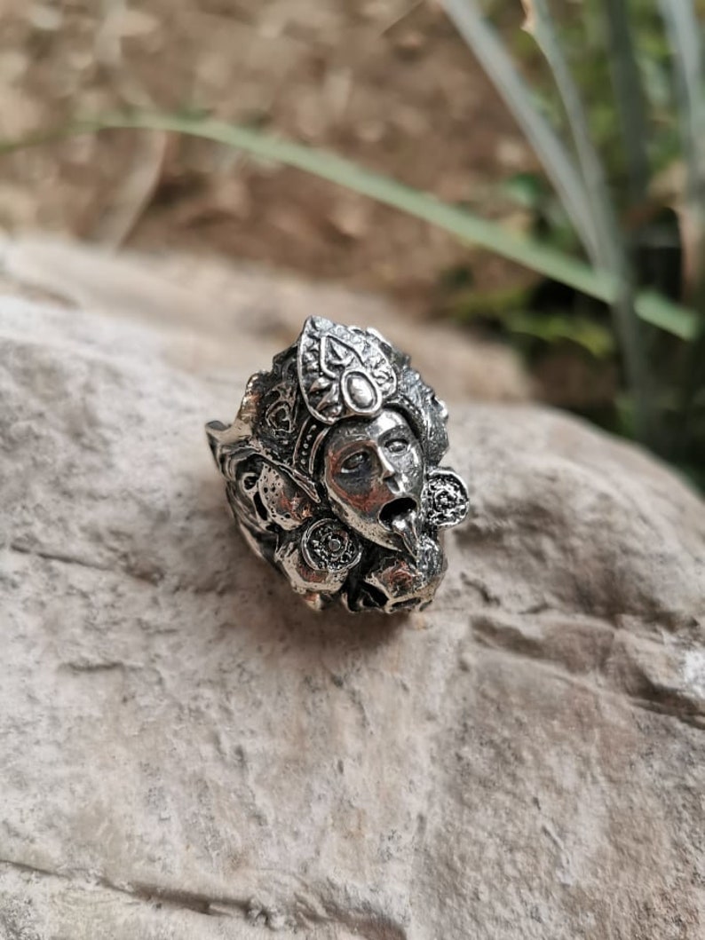 Kali GOD Ring Silver .925 Any Size - Etsy