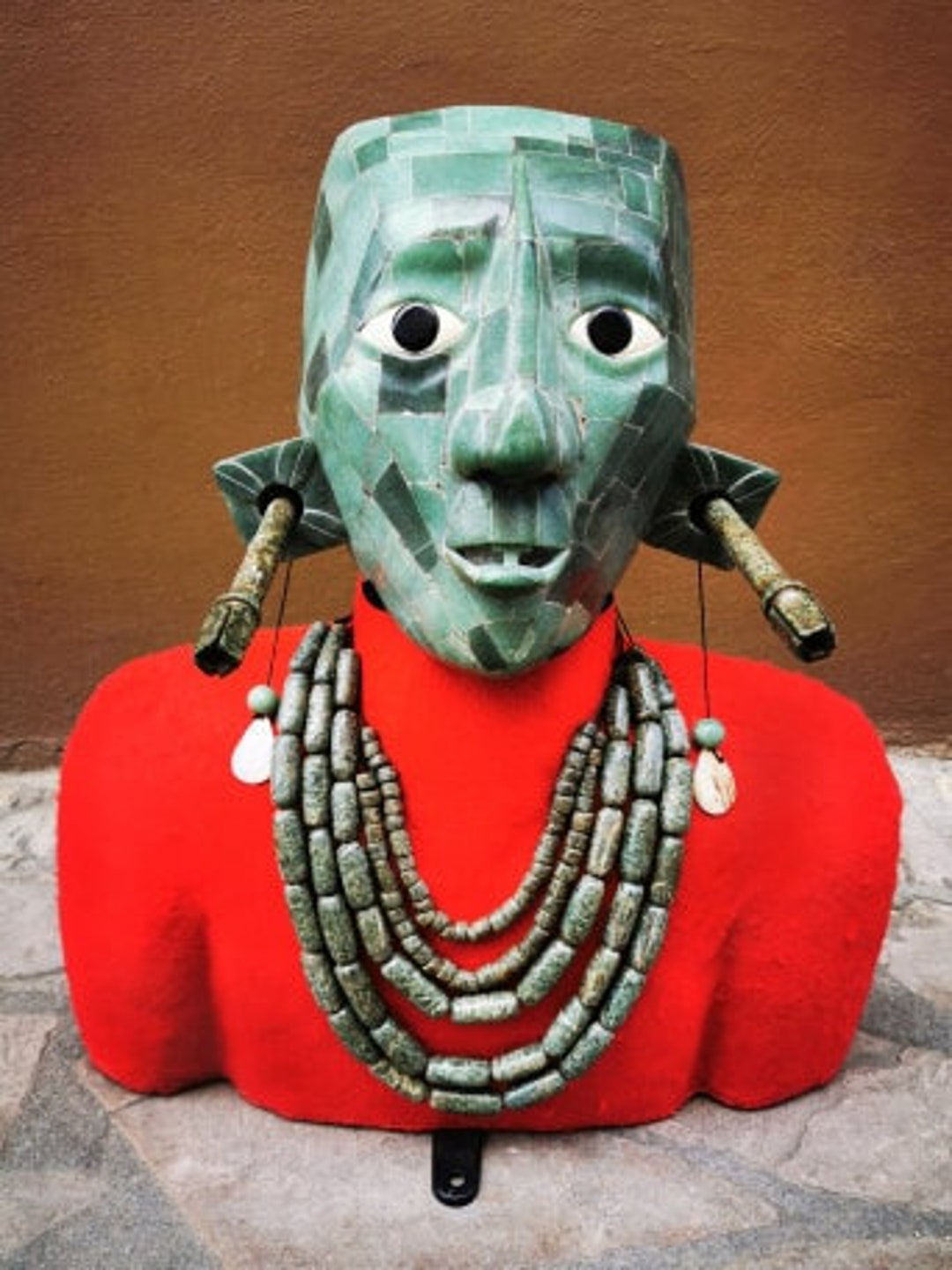 Replica of King Pakal Mask in Real Size. - Etsy