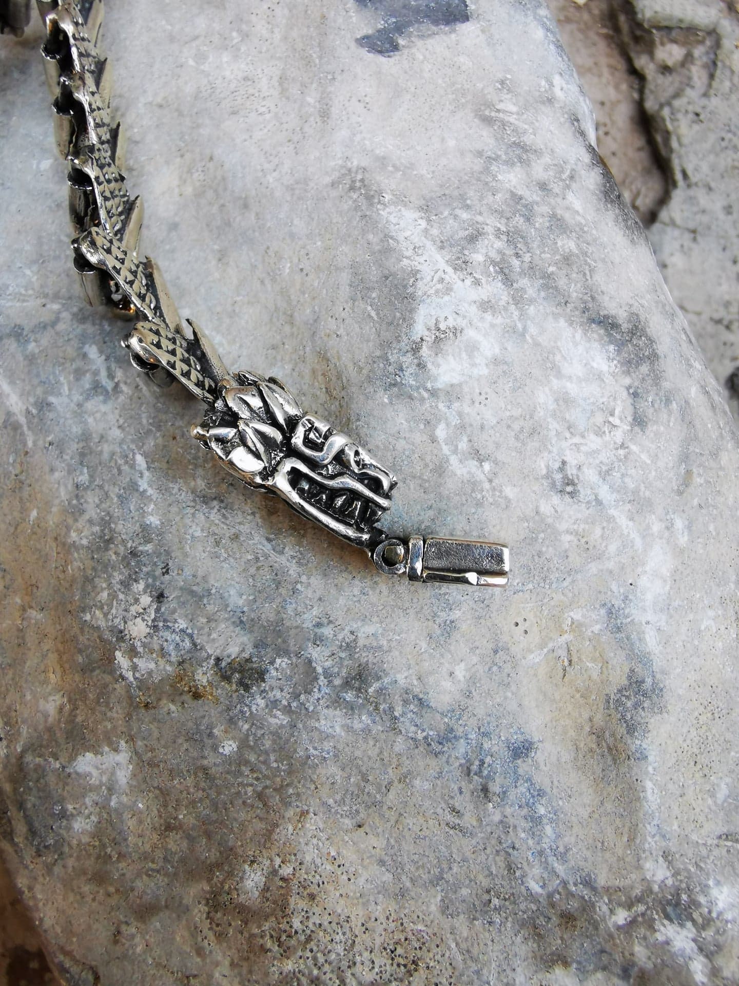Quetzalcoatl Bracelet in Silver .925 - Etsy