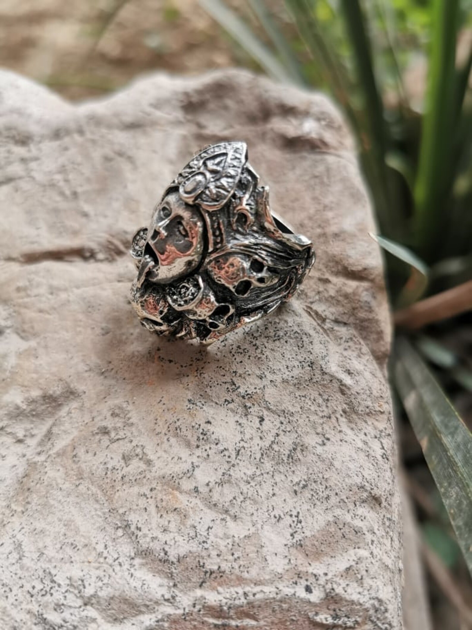 Kali GOD Ring Silver .925 Any Size - Etsy