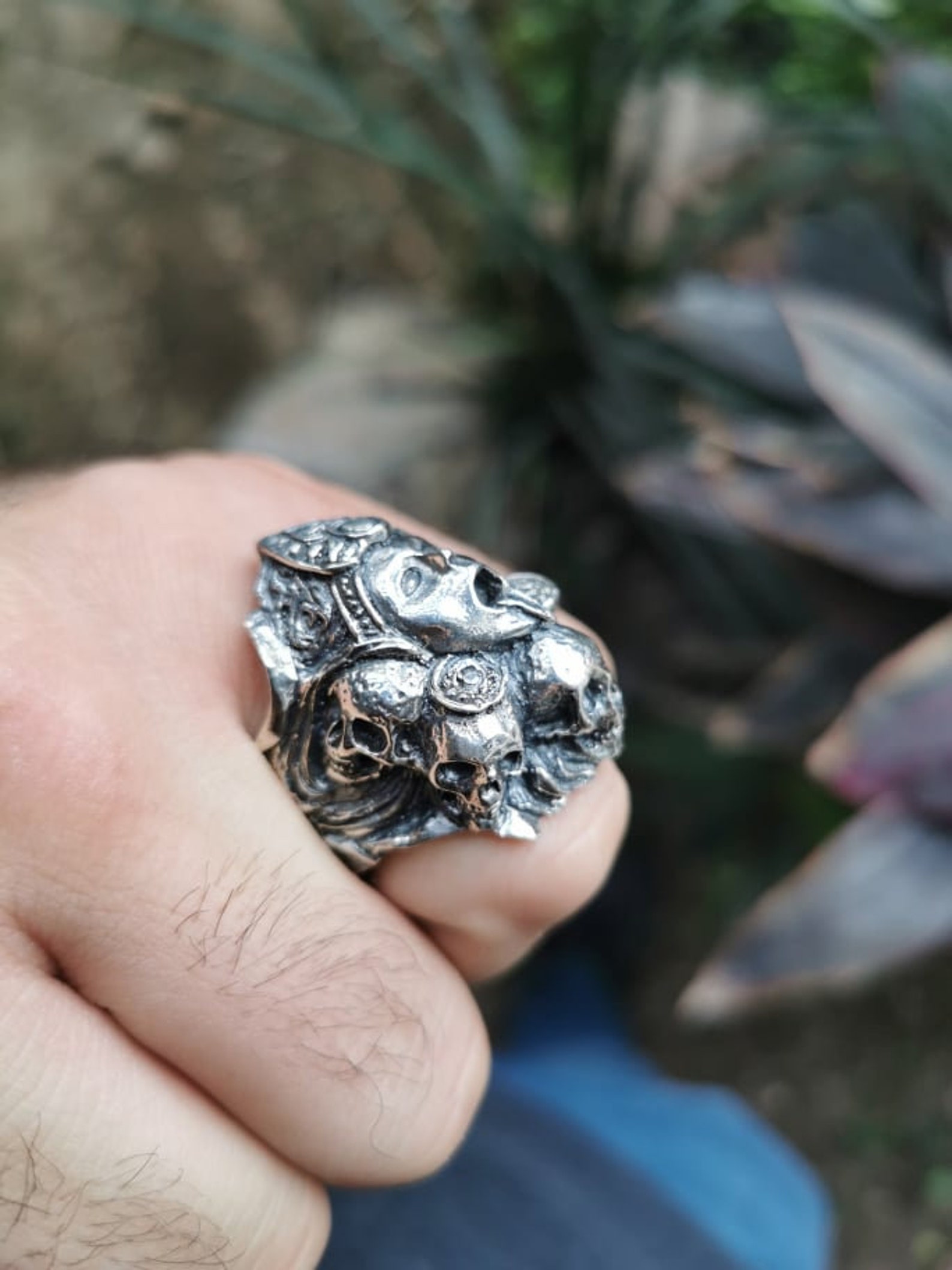 Kali GOD Ring Silver .925 Any Size - Etsy