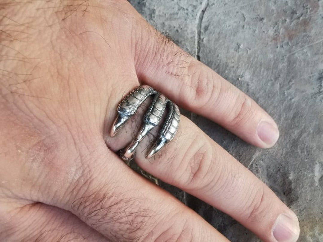 Eagle Claws Ring - Etsy
