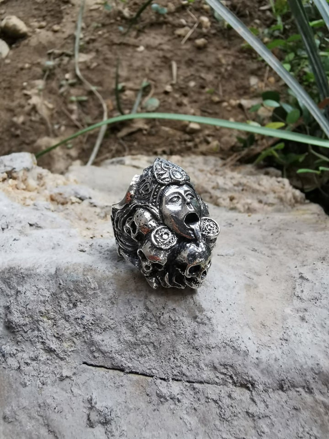 Kali GOD Ring Silver .925 Any Size - Etsy