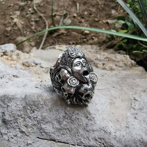 Kali GOD Ring Silver .925 Any Size - Etsy