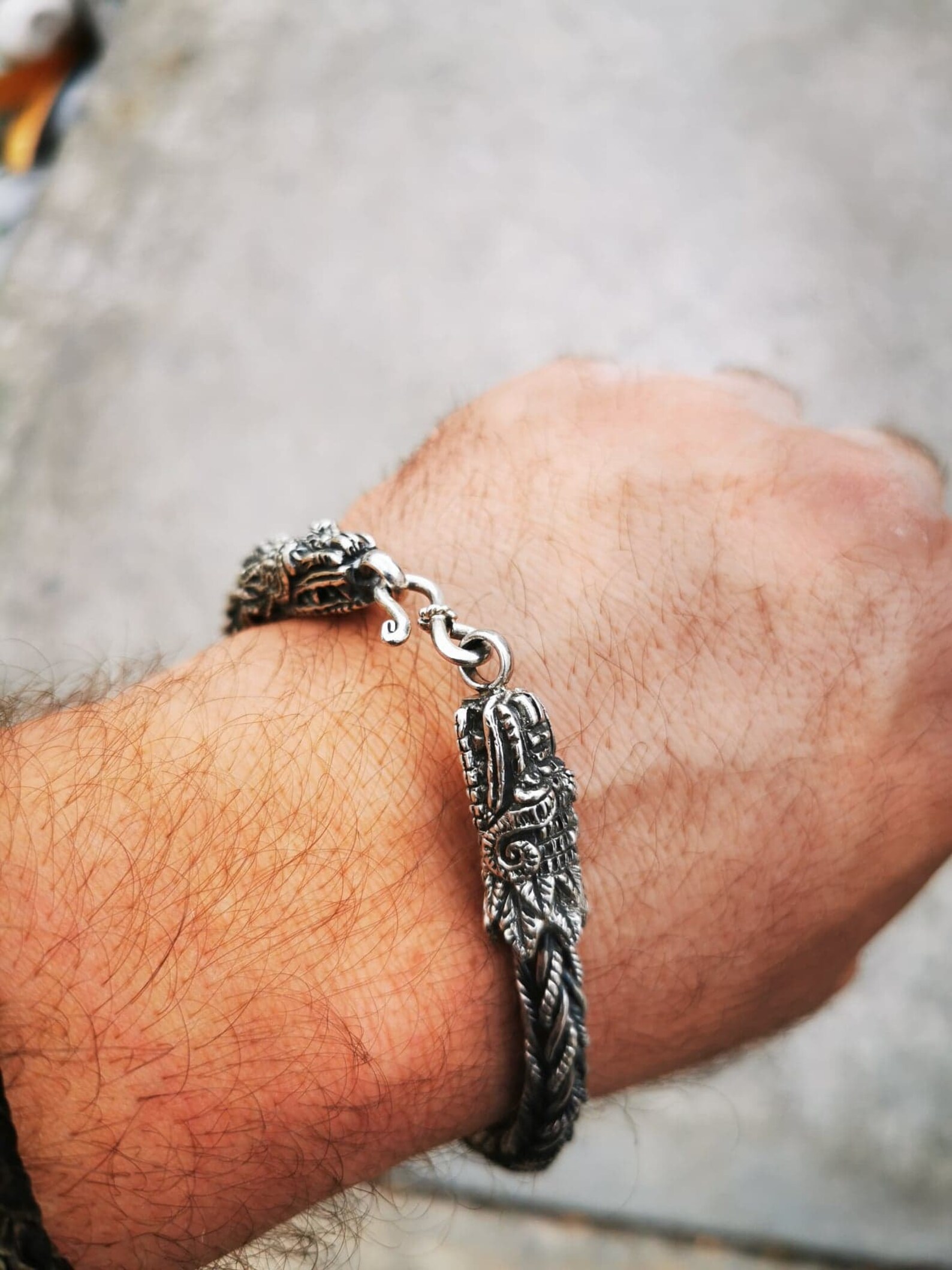 Quetzalcoatl Bracelet in Silver .925 - Etsy