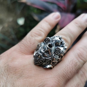 Kali GOD Ring Silver .925 Any Size - Etsy