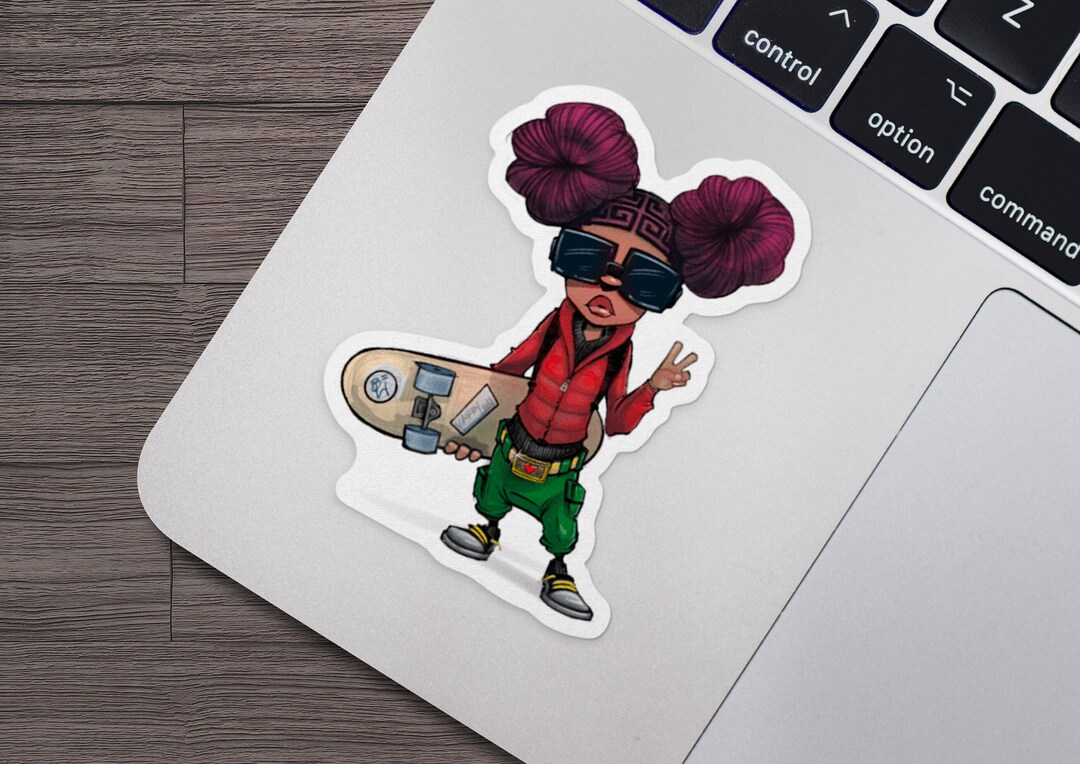 Urban Kid Hero Vinyl Sticker // Fun Sticker // Bunz Wheeler Sticker - Etsy