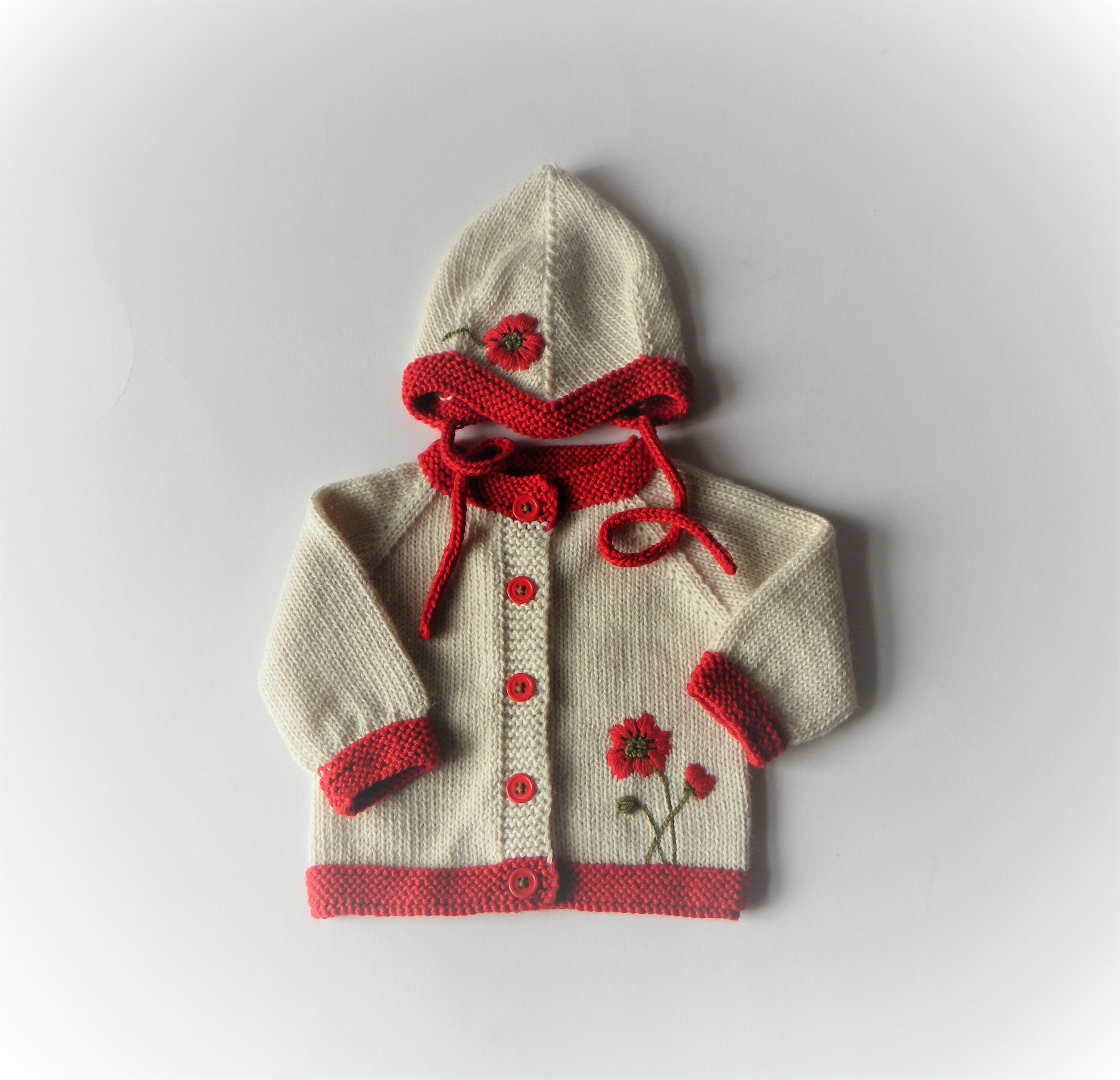 Poppy outfit poppy set knitted poppy set baby poppy hat and | Etsy