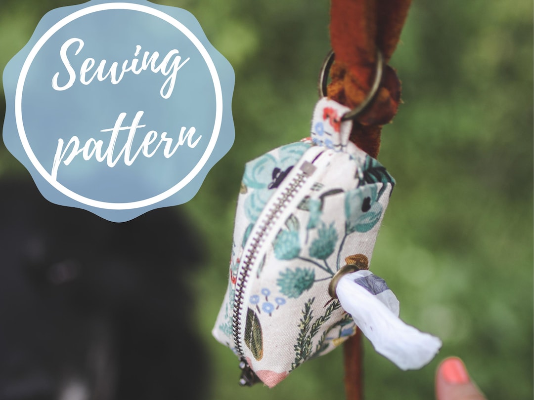 Dog Poop Bag Holder DIGITAL PDF Sewing Pattern, Dog Waste Bag Dispenser ...
