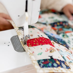 Advent Calendar Sewing Pattern, Fabric Panel Christmas Quilt, DIY ...