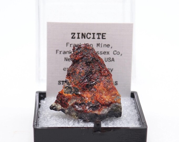 Zincite Natural Mineral Specimen From Franklin Mine, New Jersey, USA ...