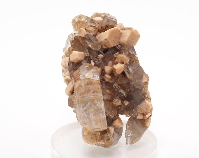 Topaz Crystals With Smoky Quartz Feldspar From Erongo Mtns, Namibia ...