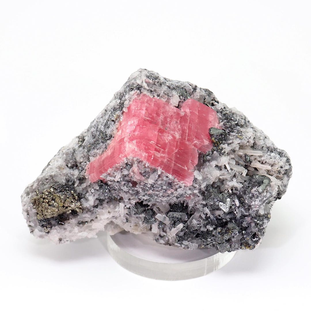 Rhodochrosite Crystal Specimen: Sweet Home Mine, Colorado - Etsy