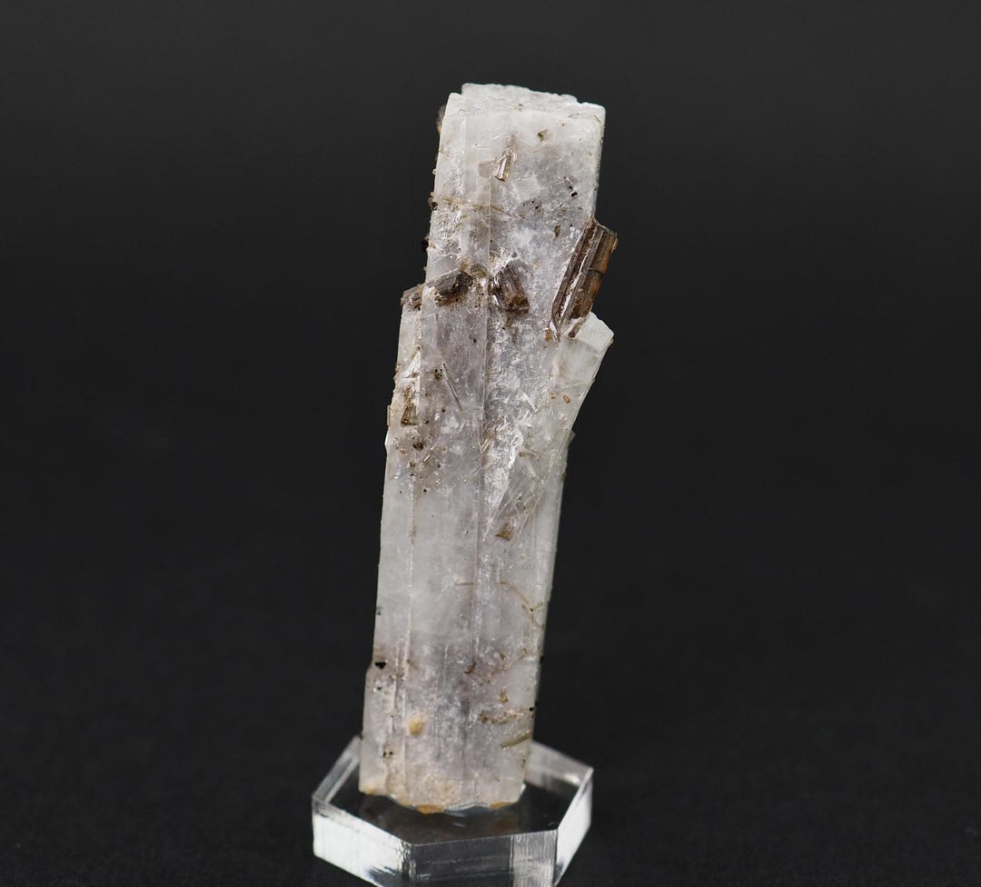 Dravite on Natrolite Crystal Mineral Specimen From Mwajanga, Simanjiro ...