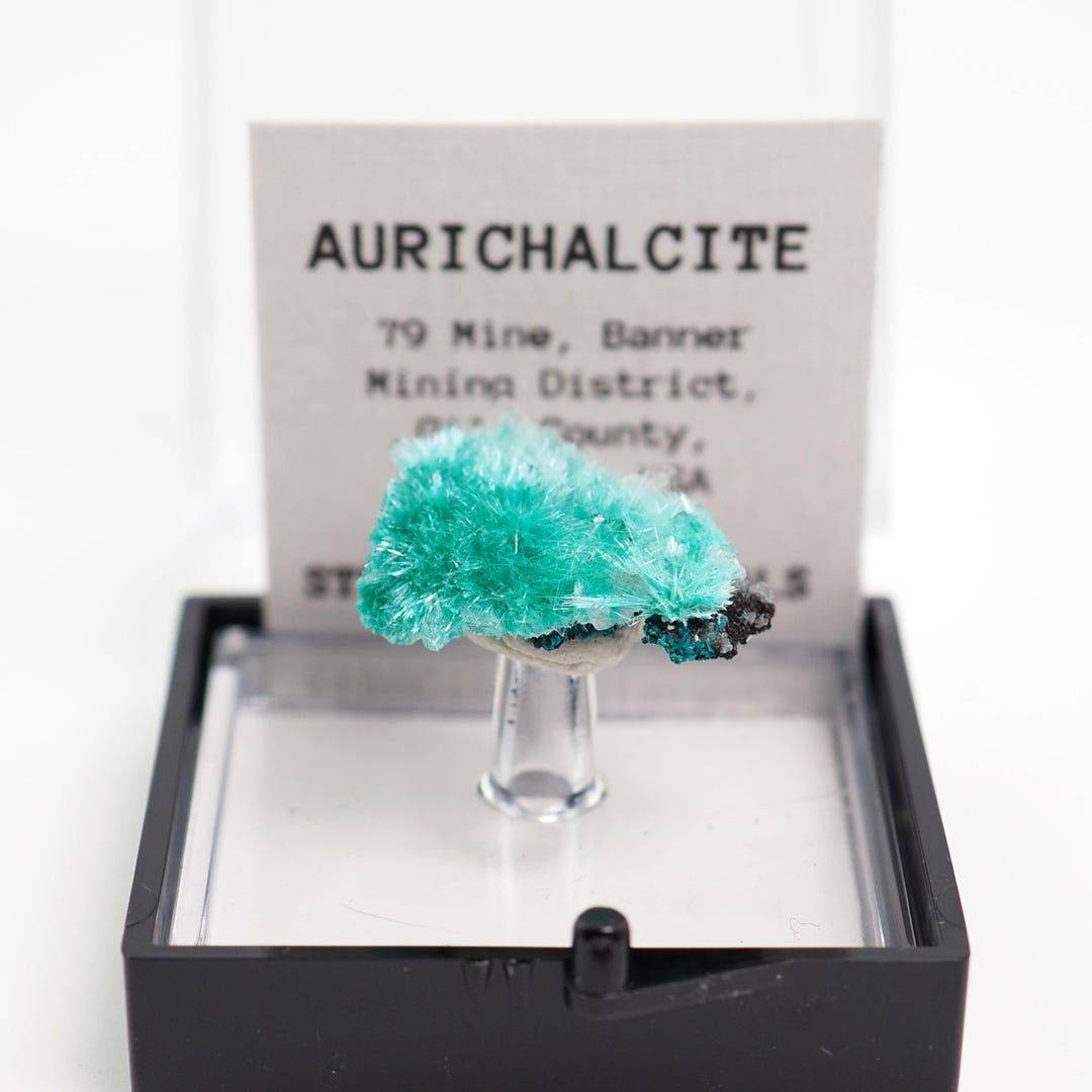 Aurichalcite 79 Mine, Arizona Thumbnail Mineral Specimen Perky Box - Etsy