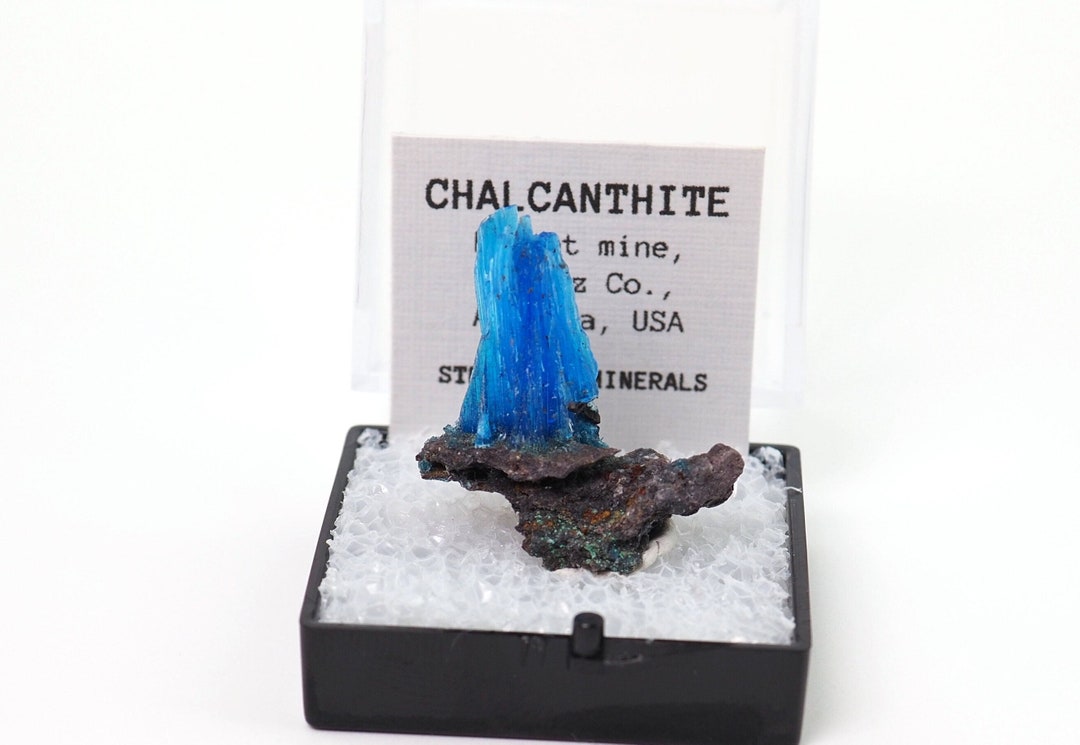 Chalcanthite Natural Mineral Specimen From Planet Mine, Arizona, USA ...