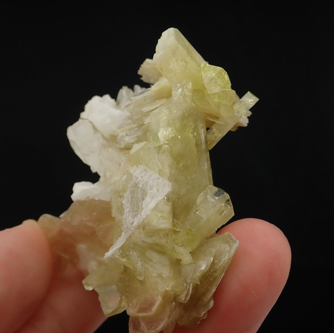 Brazilianite Crystals With Muscovite From Telirio Claim, Linopolis ...