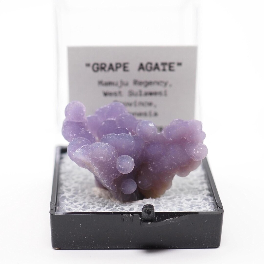 Grape Agate Crystal Microcrystalline Quartz From Indonesia Mineral ...