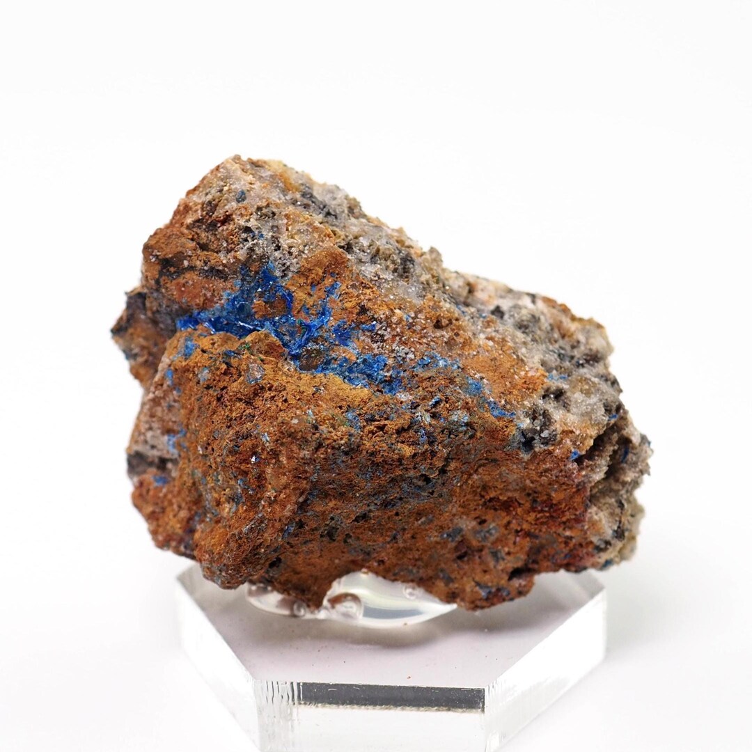Linarite From Madonna Di Fucinaia, Livorno Province, Tuscany, Italy ...