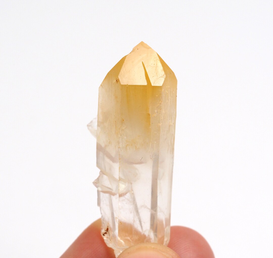 Halloysite Included Mango Quartz Crystal : Colombia - Etsy