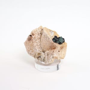 Fluorite Crystals on Feldspar Stone Natural Mineral Specimen From ...