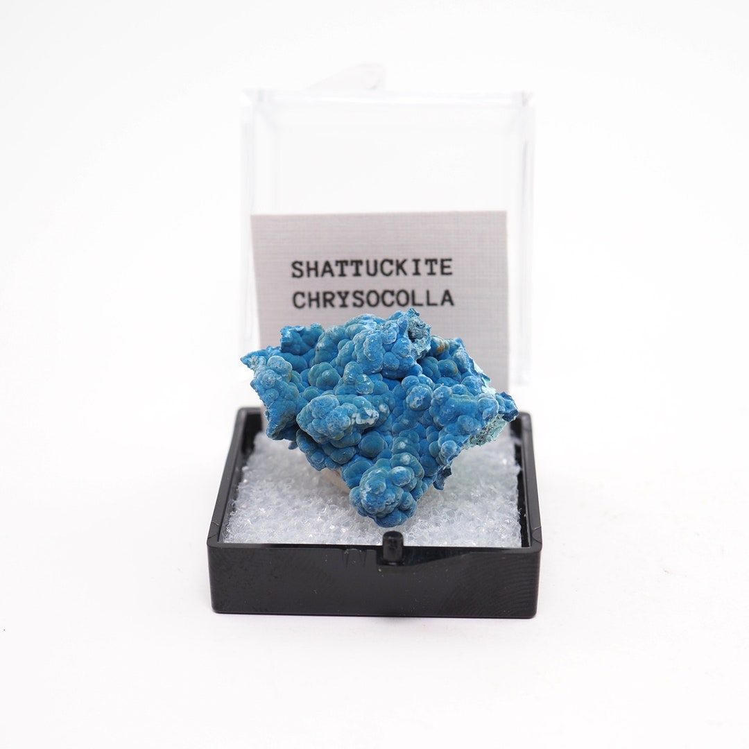 Shattuckite With Chrysocolla Crystals Natural Stone From Sonora, Mexico ...