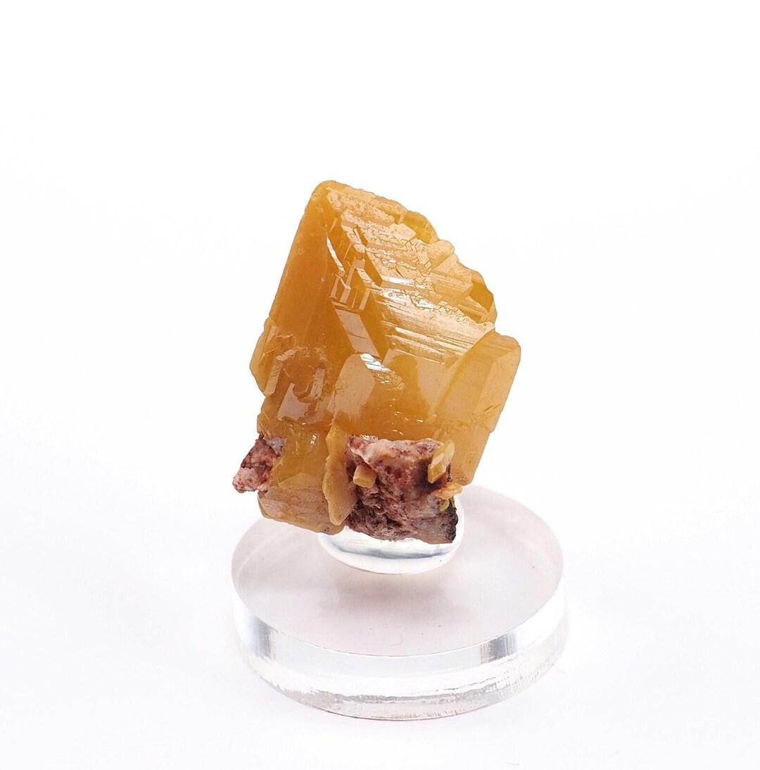 Wulfenite Crystal From La Morita Mine, Mexico - 27mm X 20mm X 14mm ...