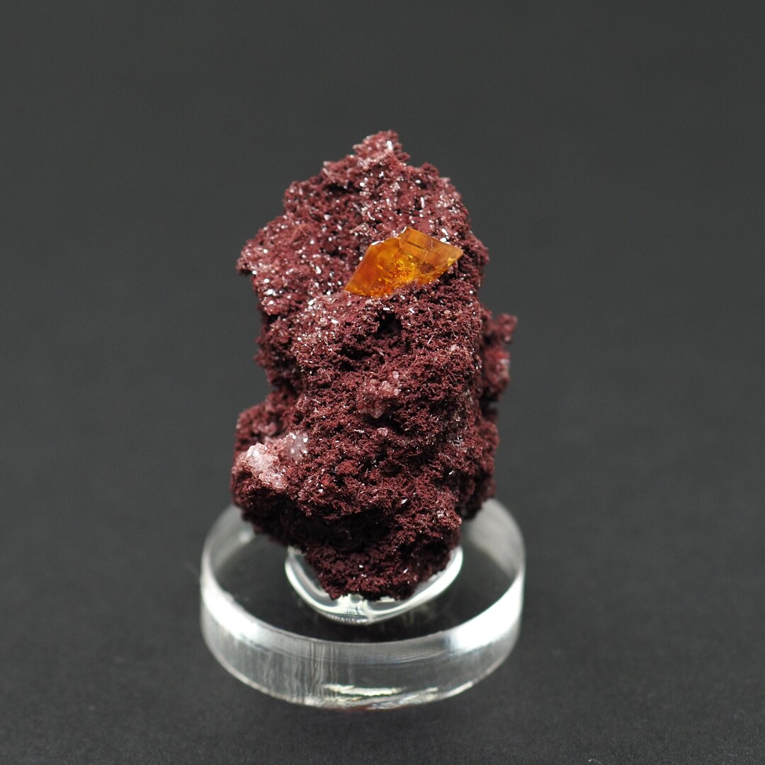 Wulfenite Crystal on Matrix Mineral Specimen: Los Lamentos, Mexico - Etsy