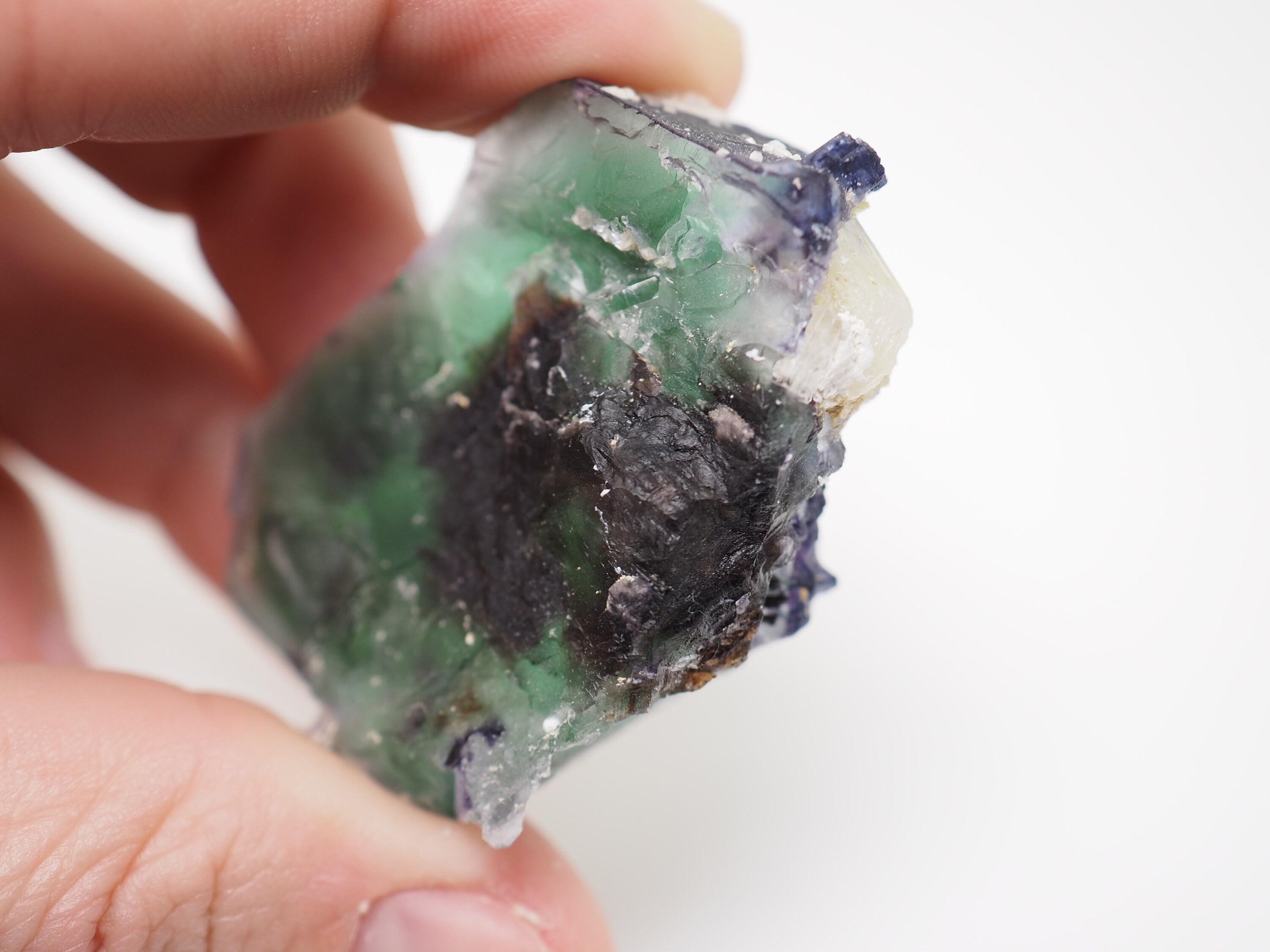 Fluorite Crystal Mineral Specimen From Erongo Mtns, Namibia - 45mm X ...