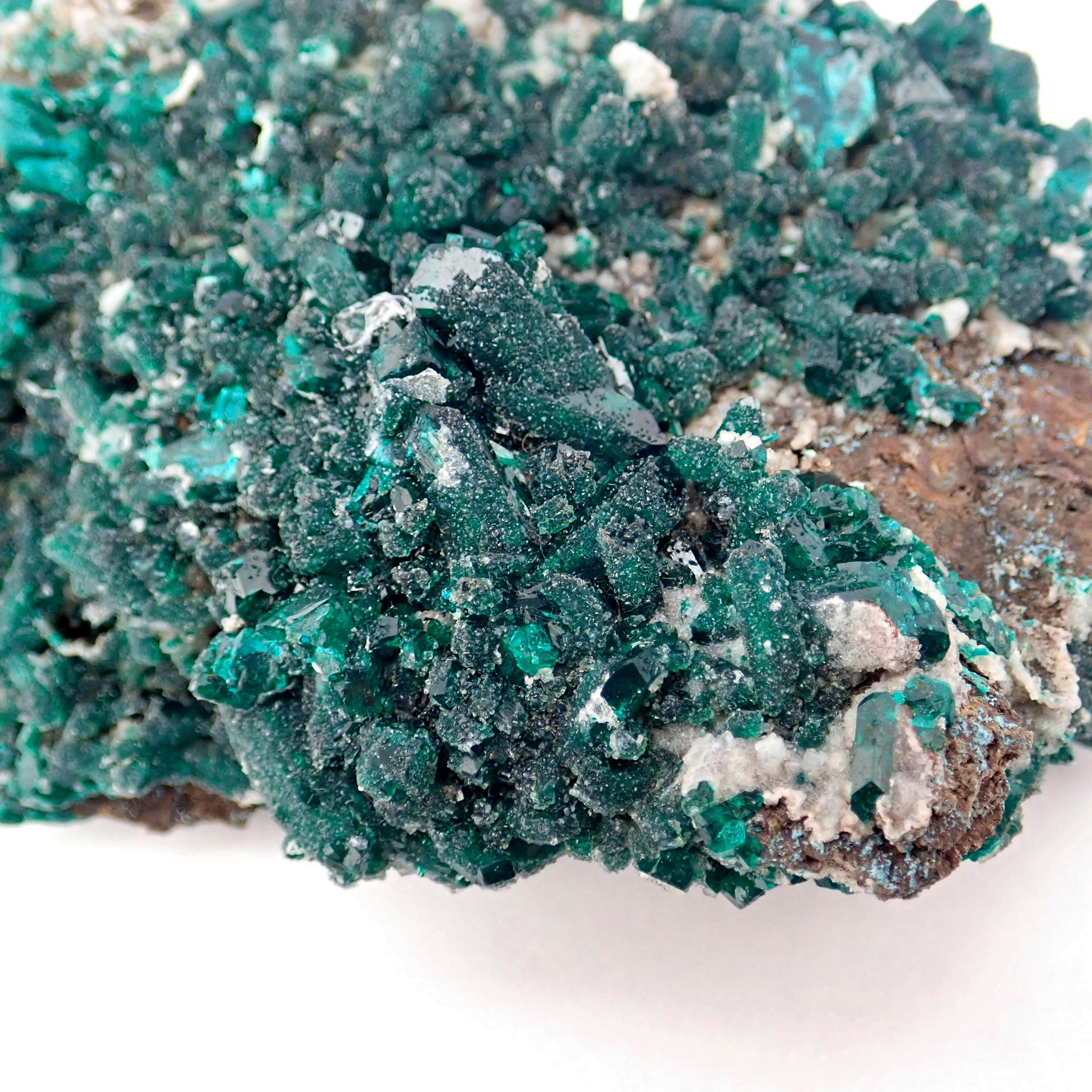 Quartz on Dioptase Mineral Specimen Natural Crystal - Etsy