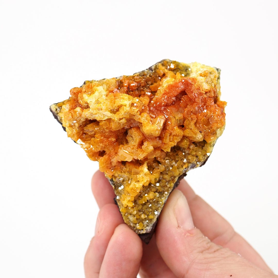 Mimetite Mineral Specimen Crystals Yellow Natural Stone - Etsy