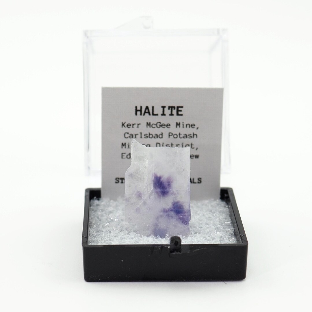 Halite Raw Crystal From Kerr Mcgee Mine, New Mexico, USA Stone Perky ...