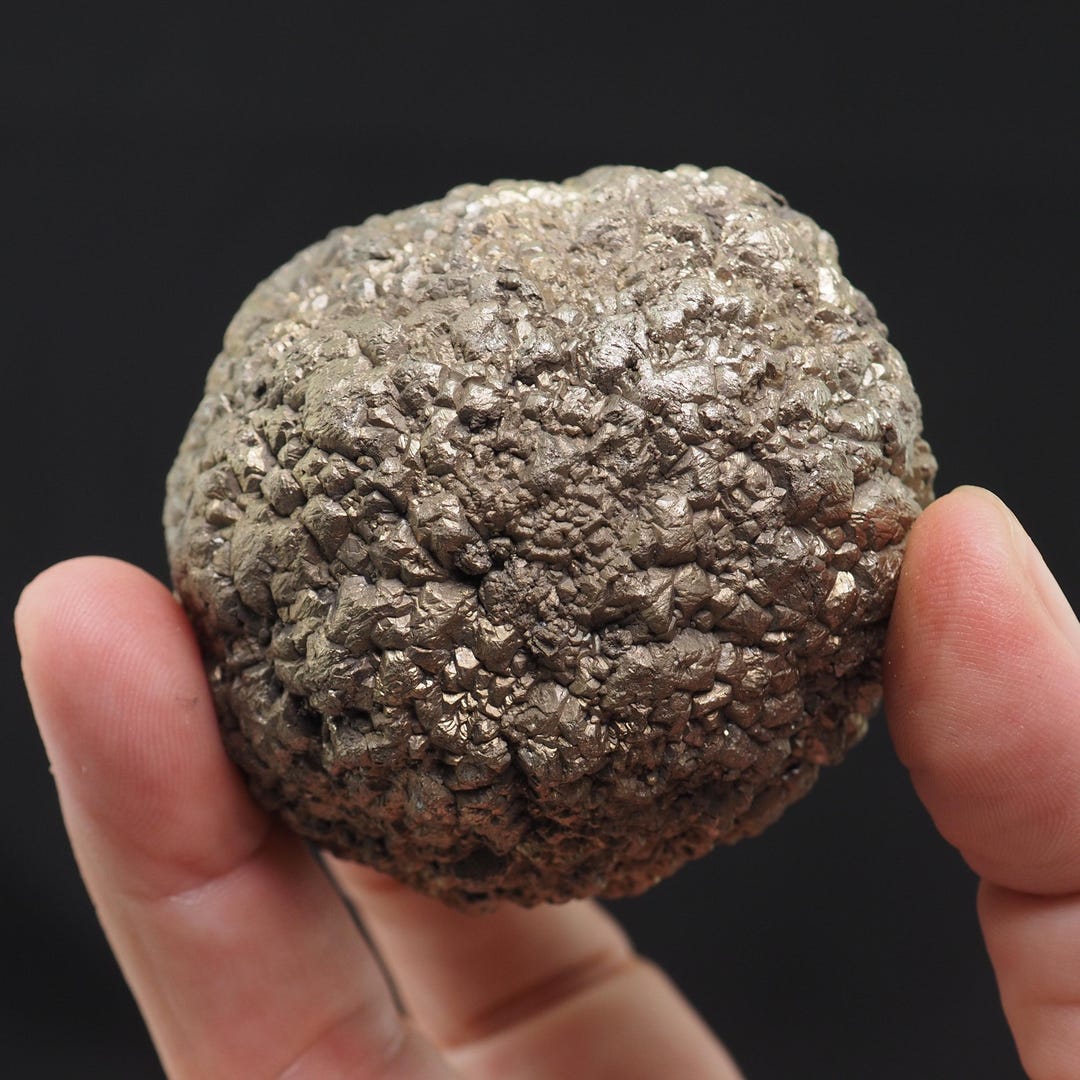 Pyrite Concretion Natural Ball Stone Shape Crystal From China - Appx 2. ...