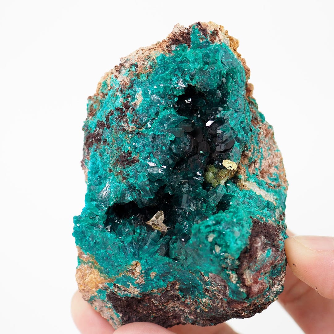 Dioptase Crystal Mineral Specimen Geode Natural Stone - Etsy