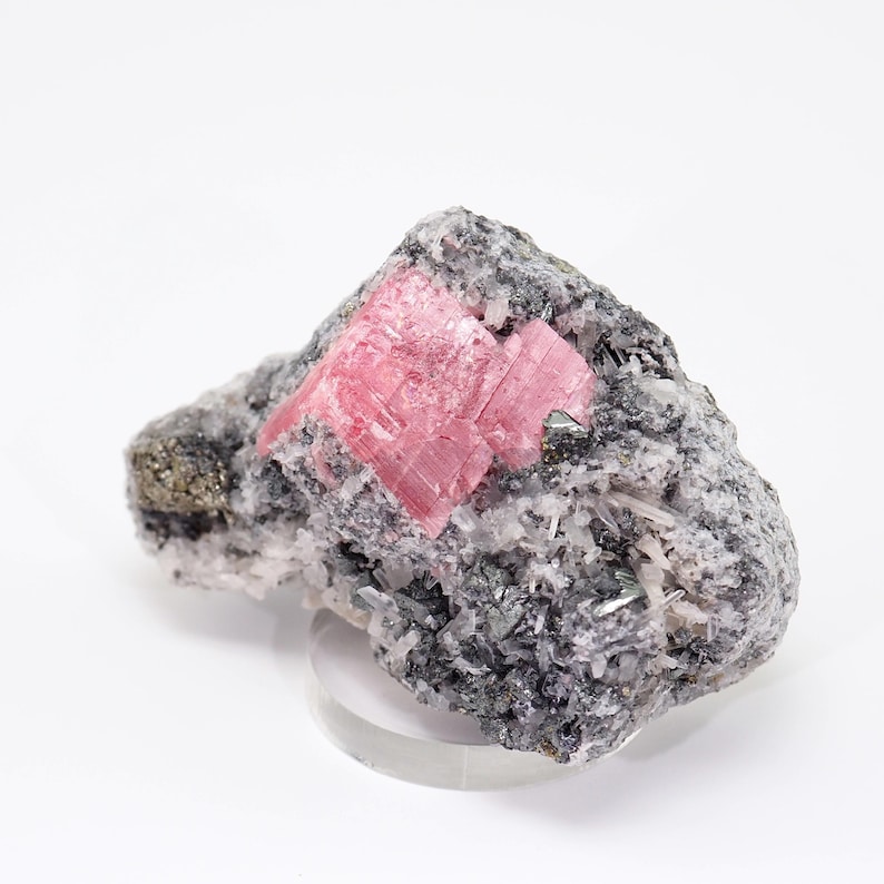 Rhodochrosite Crystal Specimen: Sweet Home Mine, Colorado - Etsy
