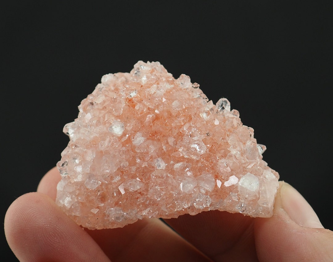 Pink Apophyllite Crystal Mineral Specimen From India - 49mm X 37mm X ...