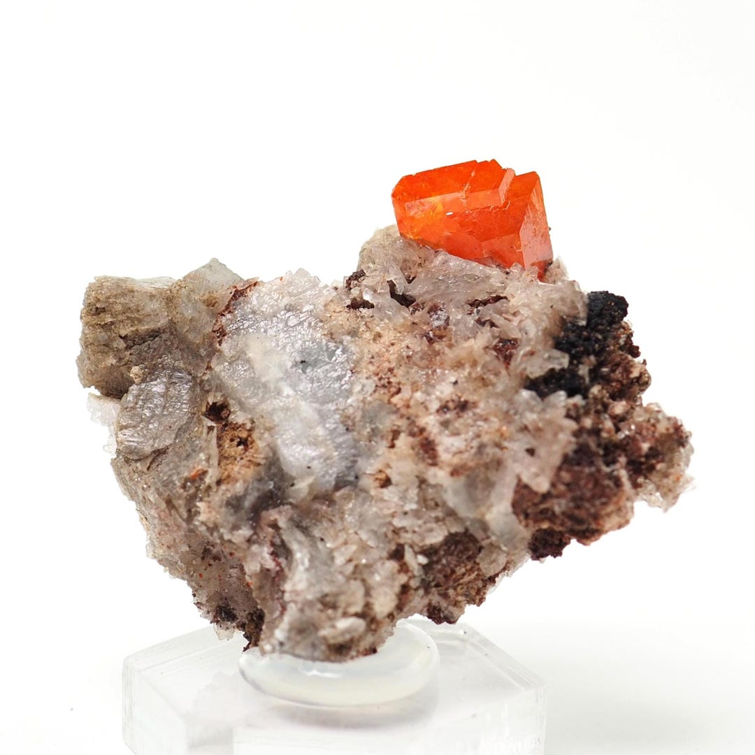 Wulfenite Crystal, Red Cloud Mine, Arizona Mineral Specimen (F5329-7 ...