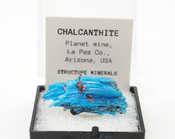Chalcanthite Natural Stone - Planet Mine, Arizona - Thumbnail Mineral ...