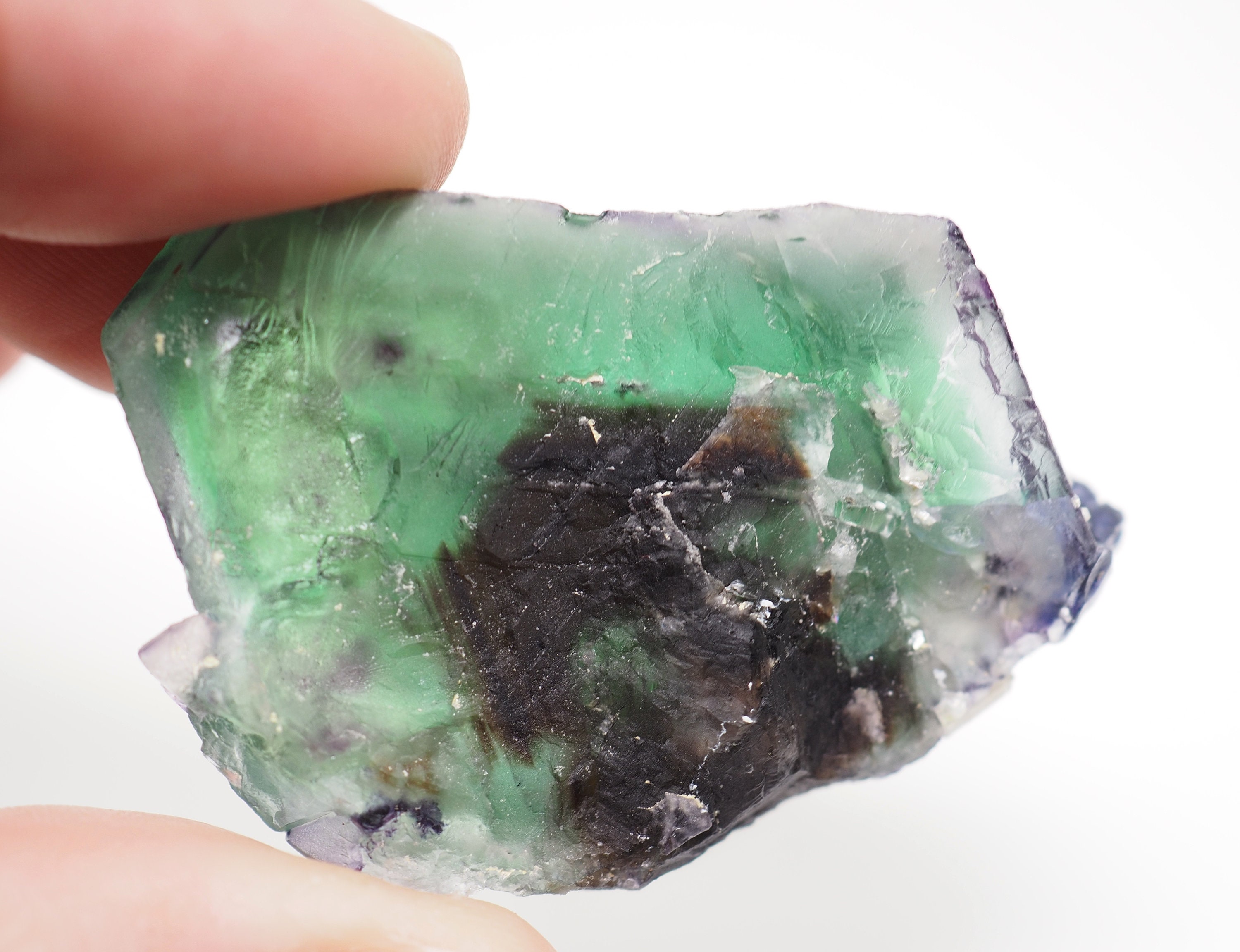 Fluorite Crystal Mineral Specimen From Erongo Mtns, Namibia - 45mm X ...