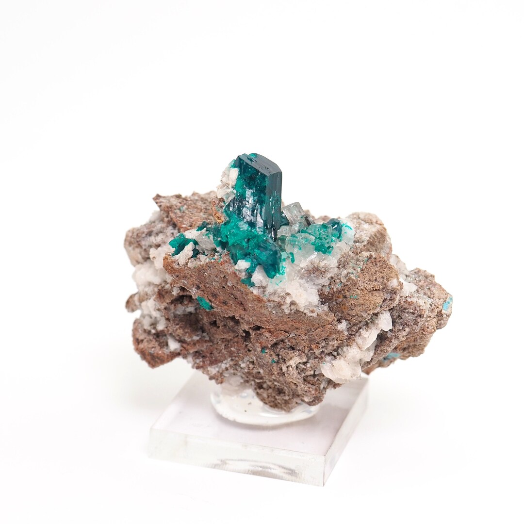 Dioptase Crystals Natural Stone Raw Gem Mineral Specimen From DR Congo ...