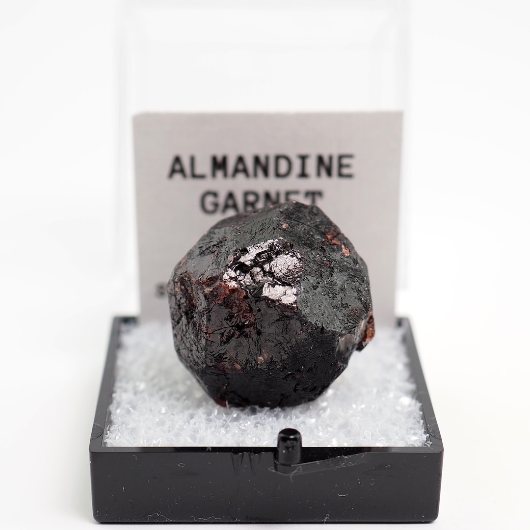 Almandine Garnet Crystal Natural Stone Thumbnail Mineral Specimen Perky ...