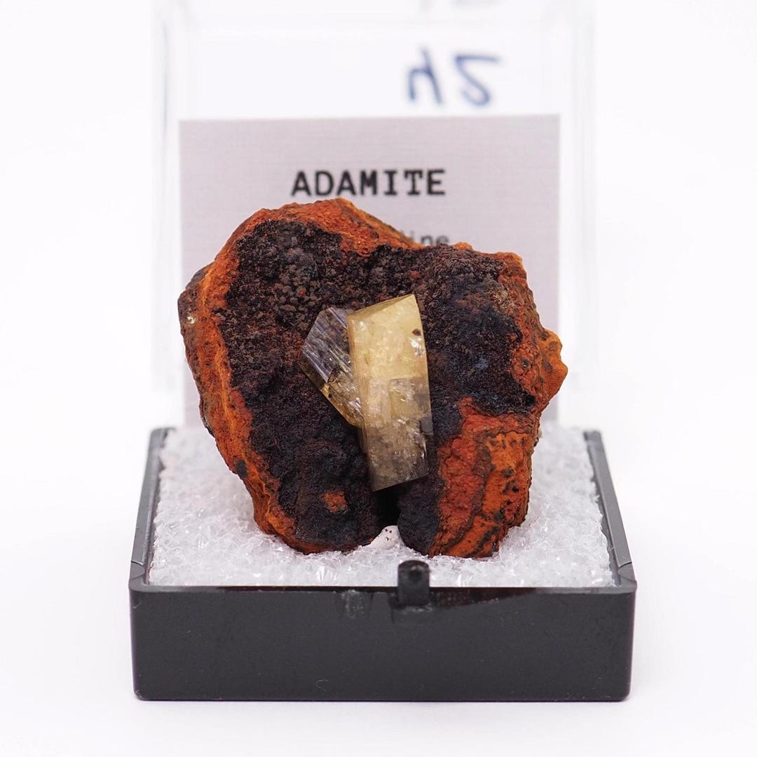 Adamite Crystal in Matrix Natural Stone From Ojuela Mine, Mexico ...